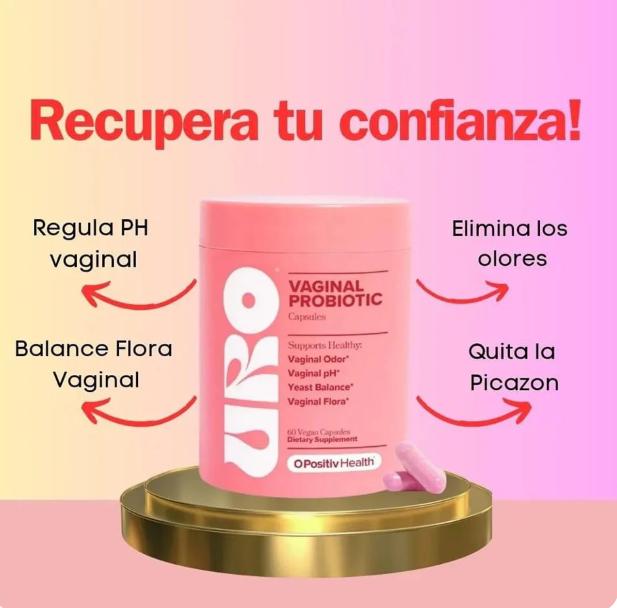 URO Probiótico Vaginal 🩷- Salud Vaginal y Digestiva para Mujeres ...